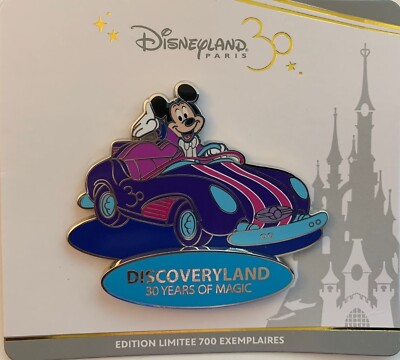 Disney Disneyland Paris 30th Autopia Cars Mickey Mouse Discoveryland ...