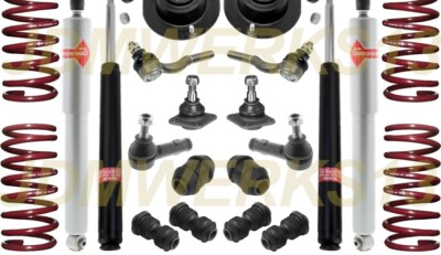 SUSPENSION REBUILD KIT KYB SHOCKS VOGTLAND SPRINGS FIAT 124 SPIDER ...