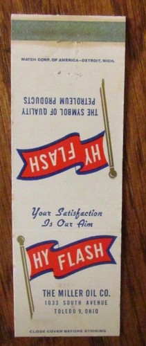 HY FLASH GAS STATION: MILLER OIL CO. (TOLEDO, OHIO) -K28 | eBay