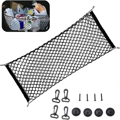 SUV Car Accessories Envelope Style Trunk Cargo Net Storage Organizer ...