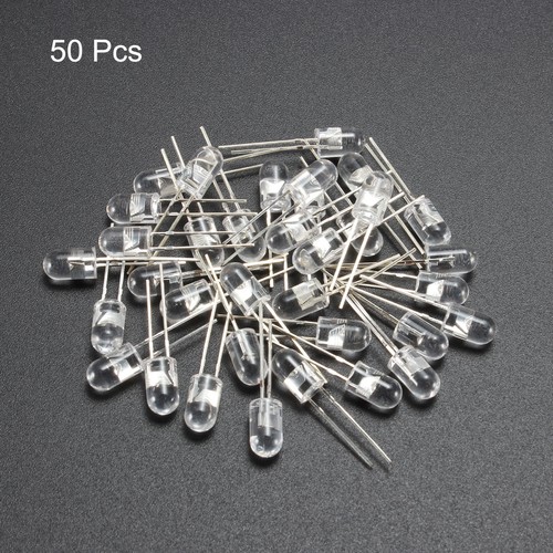 50pcs 5mm 940nm Infrared Emitter Diode DC1.45-1.65V IR Emitter Clear ...