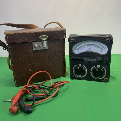 Vintage AVOMETER 8 Mk.V With Leather Case & Probe | eBay Australia