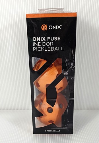 NEW Onix Fuse Indoor Pickleballs Balls Pack of 3 Orange 754806294001| eBay