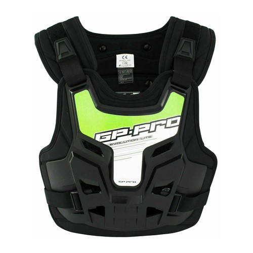 GP Pro Evolution Lite Body Armour Chest/Back Protector With Green ...