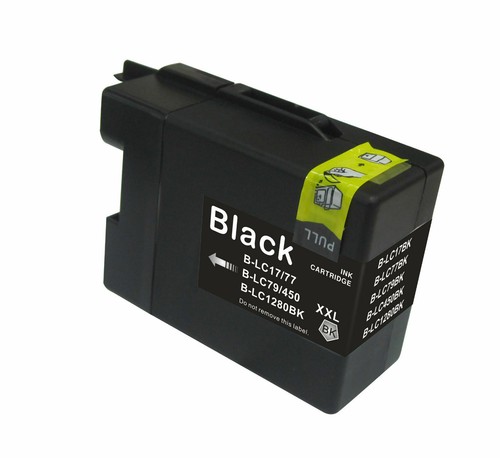 4x Generic LC77 LC-77XXL BIG BLACK ink for Brother MFC-J6510DW J6710DW ...