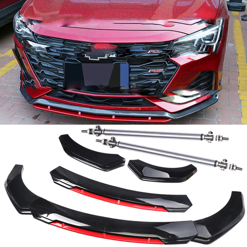 For Chevrolet Traverse Front Bumper Lip Spoiler Splitter Body Kit Black ...