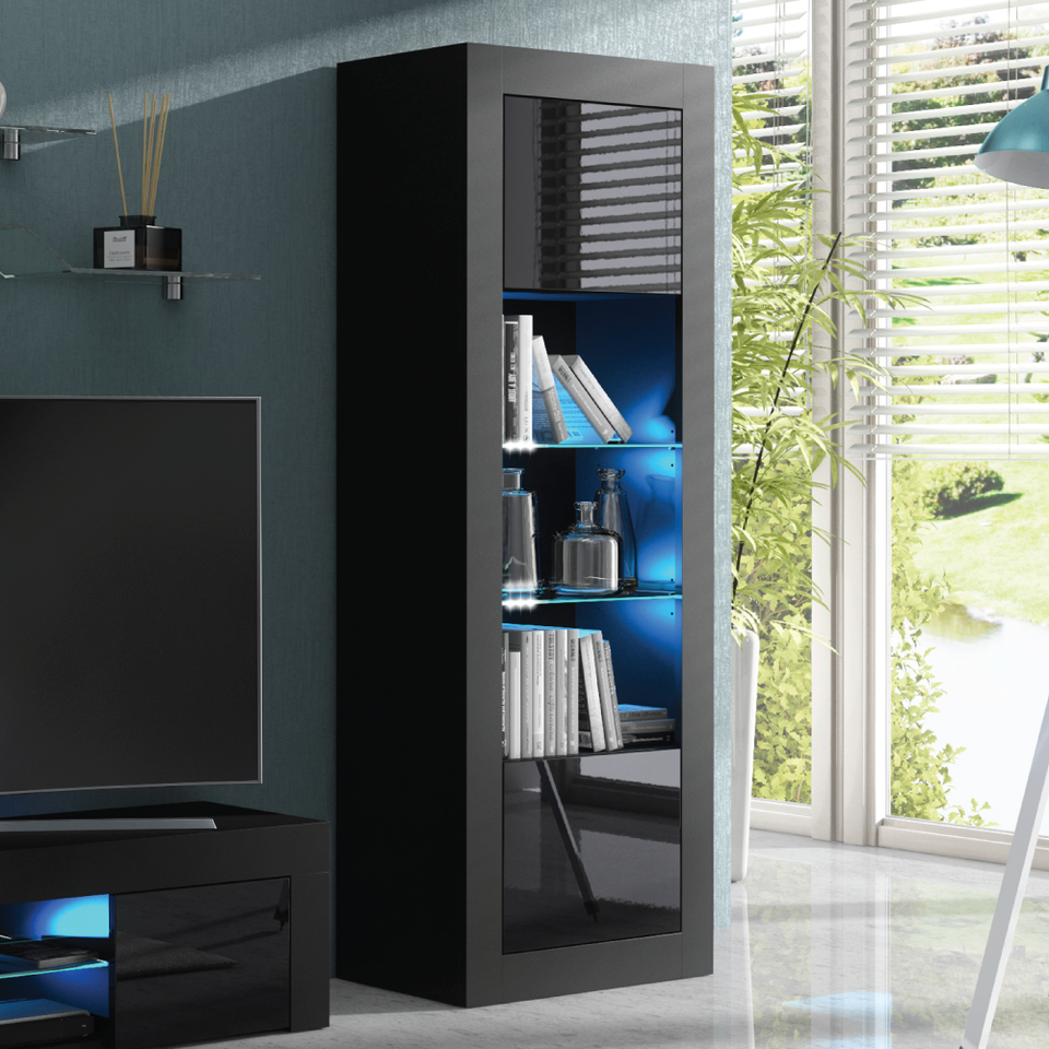 Living Room Set | Matt Body & Gloss Doors | TV Unit & Display Cabinet ...