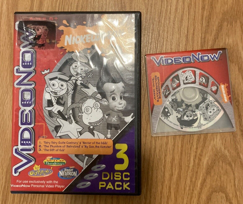 4 VideoNow Discs lot - including Nickelodeon 3 Disc Pack - Tested | eBay