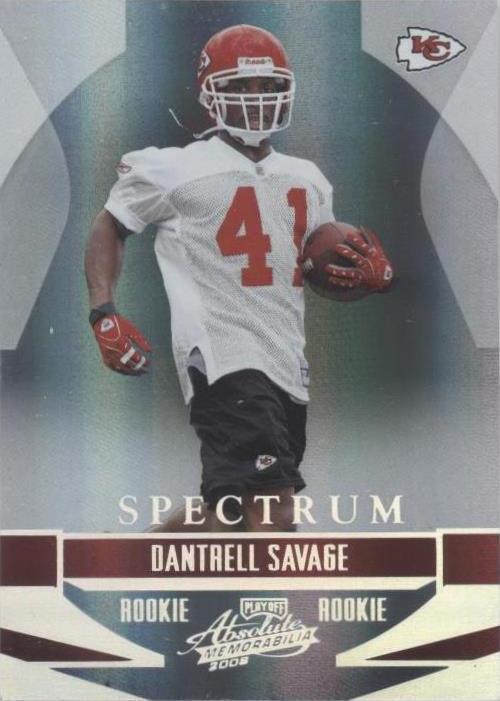 2008 Playoff Absolute Memorabilia - Rookie Dantrell Savage #172 ...