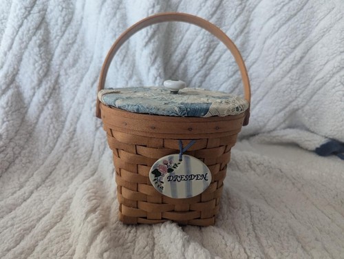 Longaberger 7-Inch Measuring Basket 1996 With Clear Liner Protector And ...