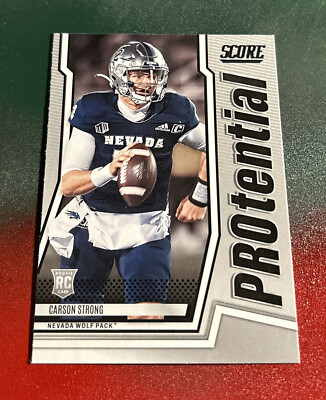 2022 Panini Score Carson Strong PROtential Insert RC #P-JT ...