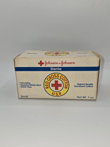 Johnson & Johnson 1980s Red Cross Cotton USP First Aid Advertisement ...
