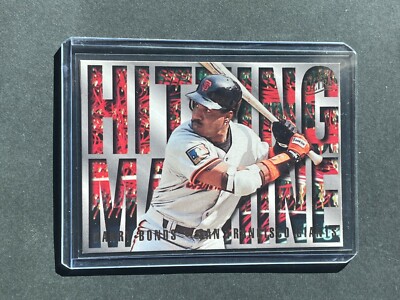 1995 Fleer Ultra Baseball Hitting Machine Barry Bonds #4 SF Giants | eBay