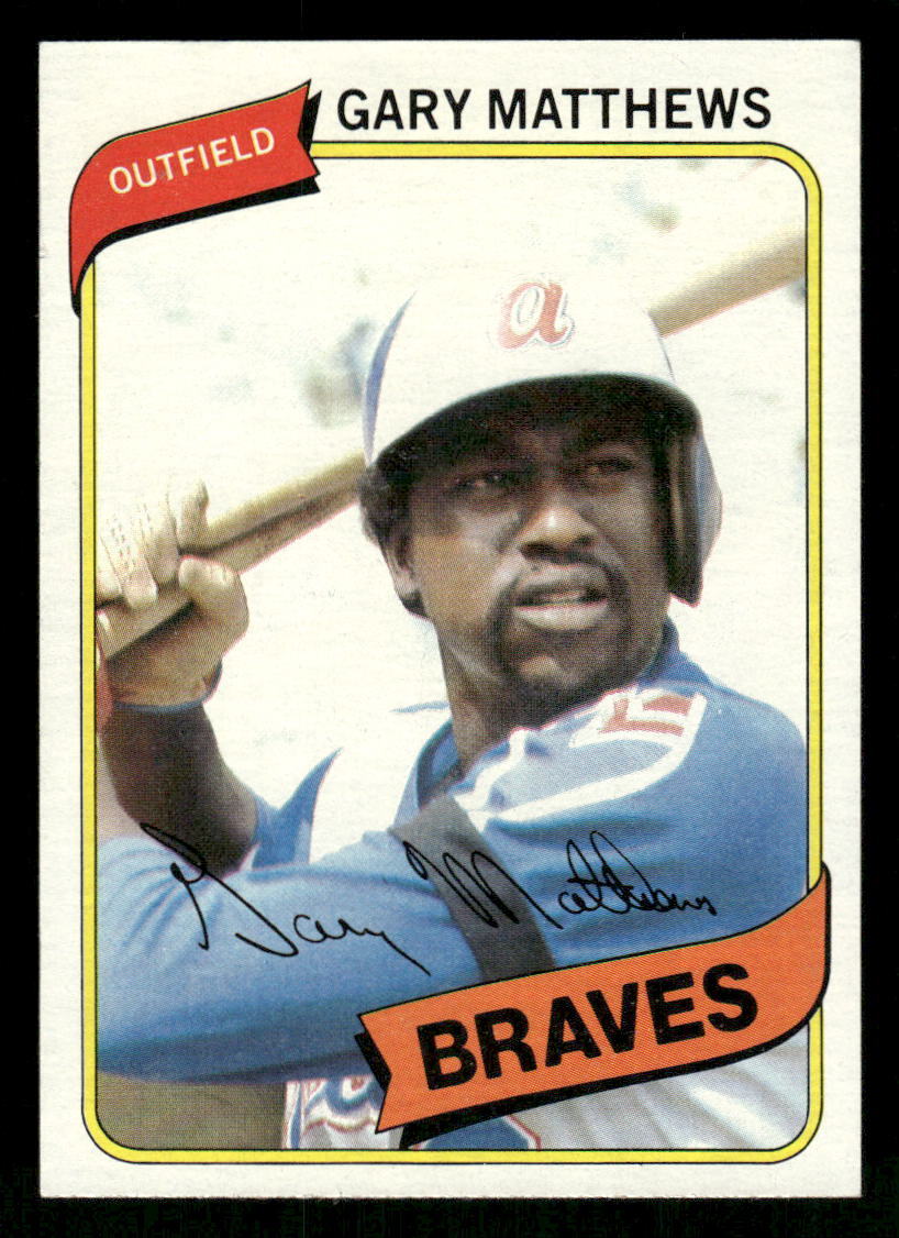 1980 Topps #355 Gary Matthews | eBay