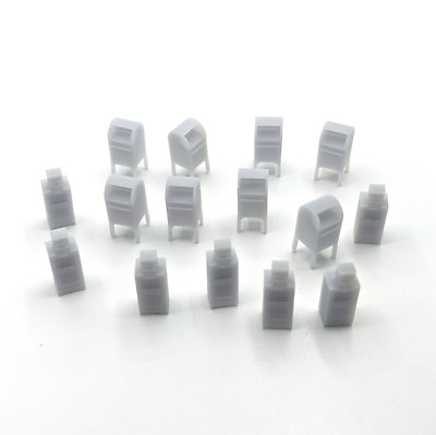 HO Scale Post Office Mail Drop Boxes And Newsracks Newspaper Machines ...