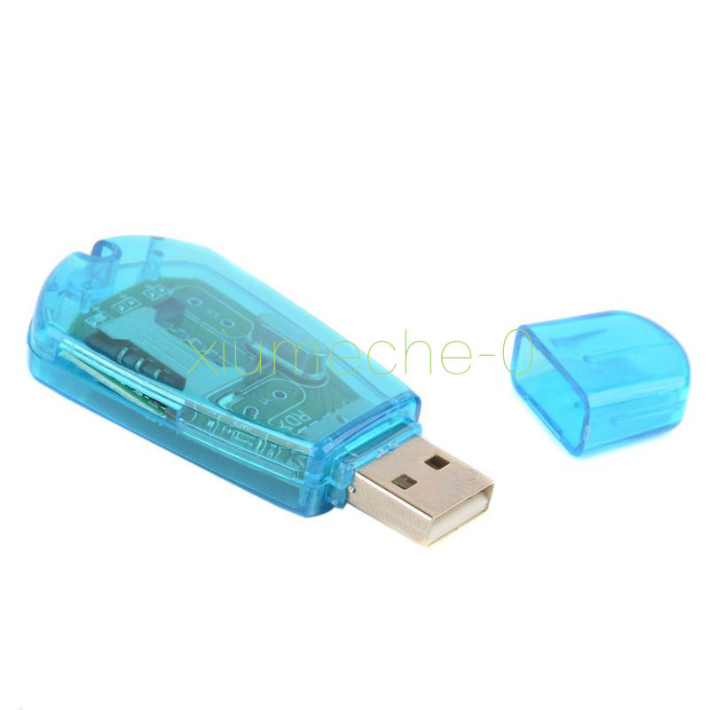 USB Cellphone Standard SIM Card Reader Copy Cloner Writer SMS Backup ...