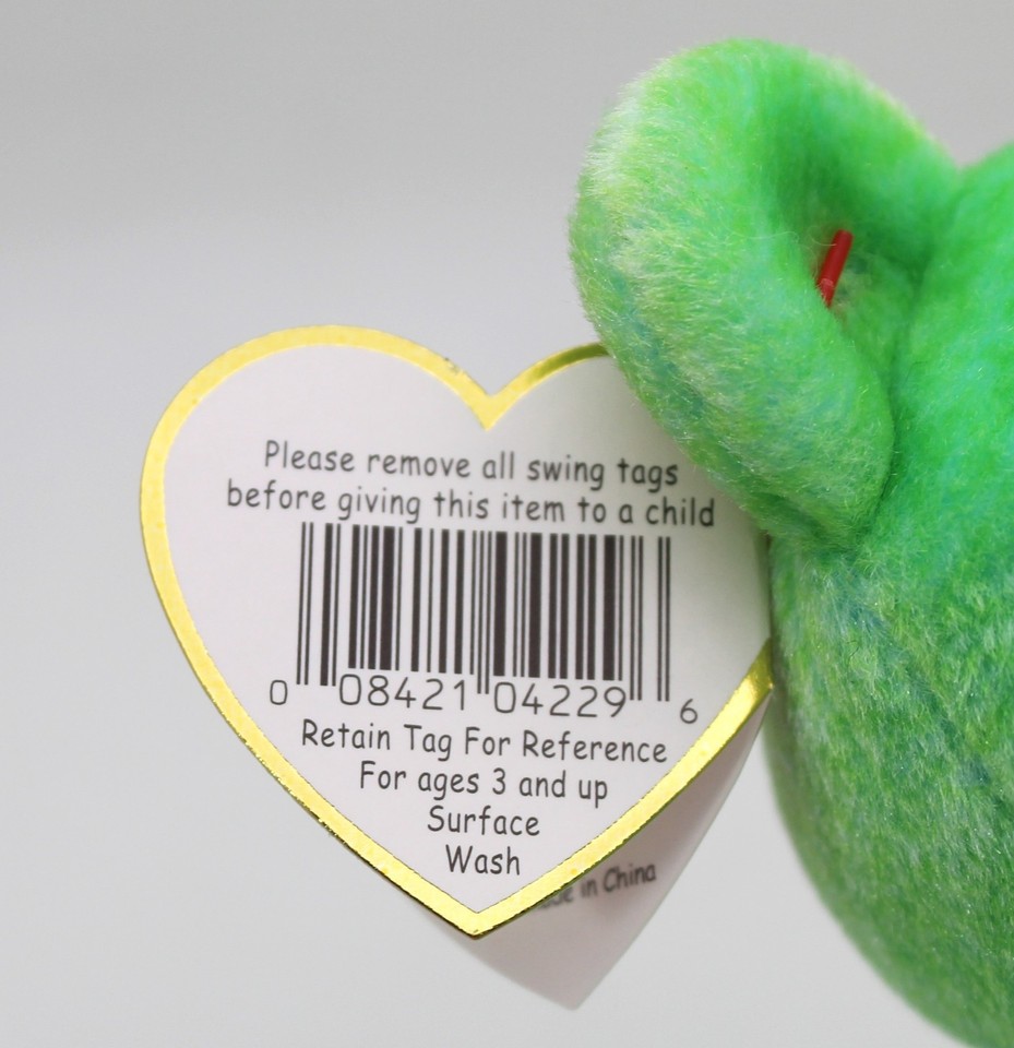 1999 Kicks the Soccer Bear #4229 Ty Retired Beanie w/ Trading Card ...