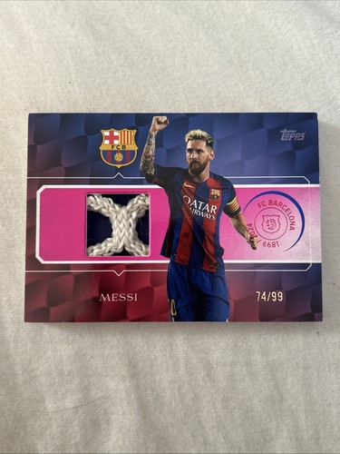 2025 Topps | Lionel Messi Net Relic Patch | /99 125 Years Anniversary ...