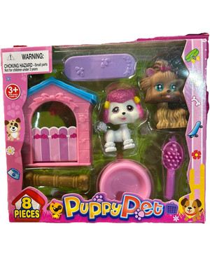 Puppy Pet -8 piece Toy Set Fashion Doll Accessory Pet | eBay