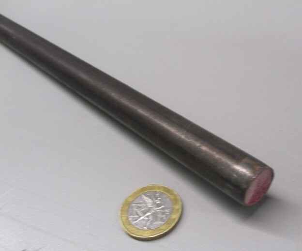 12L14 Steel Unpolished Rod Round Bar, 5/8" Dia x 2 Foot Length, 3 Pcs ...