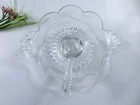 Duncan Miller Glass Bowl Underplate Spoon Diamond Stem Pattern 5375 Vtg ...