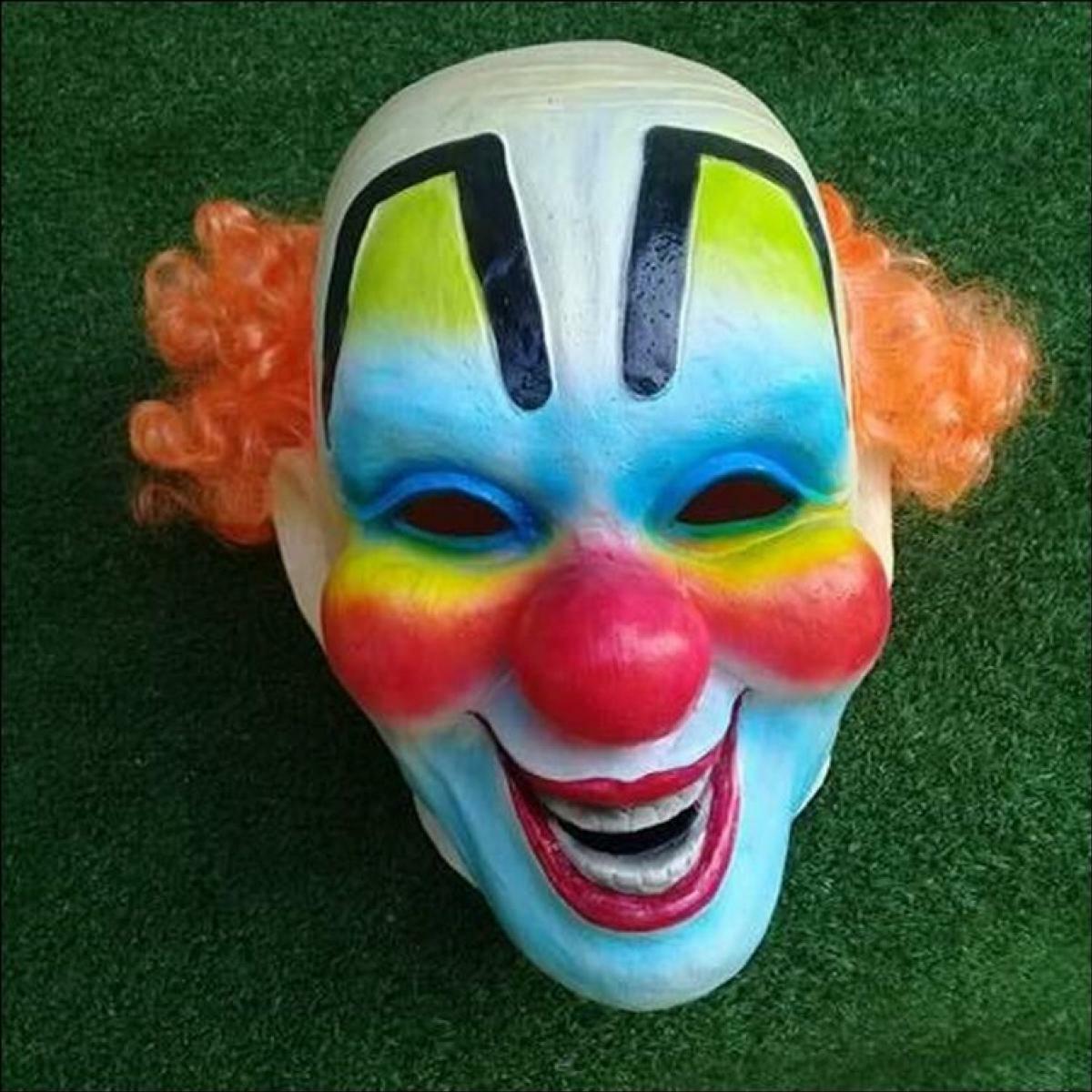 Joker Horror Movie Latex Rubber Mask Cosplay Costume Adult Halloween ...