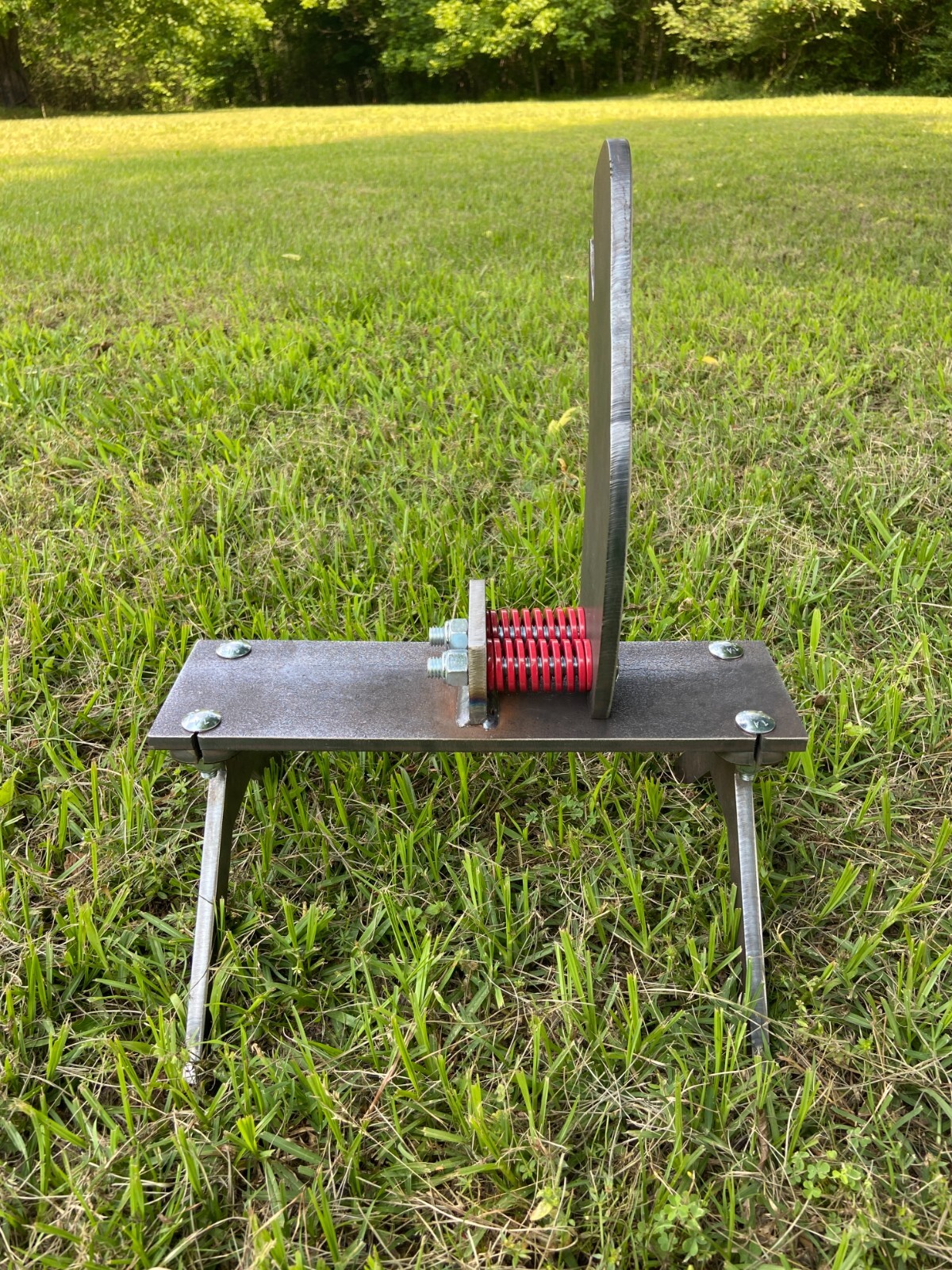 3/8" AR500 Prairie Dog Auto Reset Popper Reactive Steel Shooting Ground ...