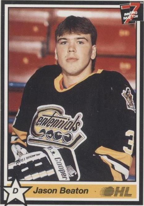 1990-91 7th Inning Sketch OHL - Jason Beaton #302 (RC) for sale online ...