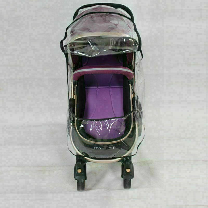 Universal Pushchair Buggy Rain Cover Baby Transparent Stroller Pram ...