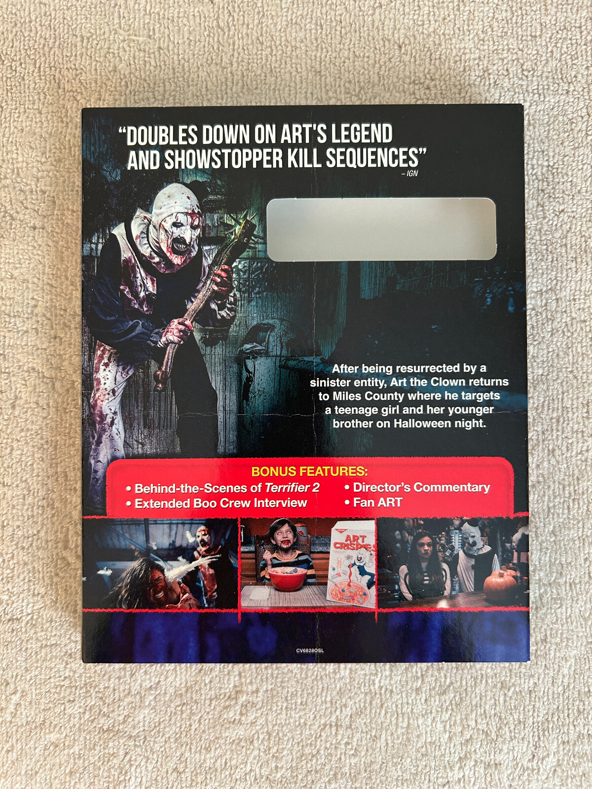 Terrifier 2 (2022) 4K Ultra HD w/ Slipcover Art the Clown Horror ...