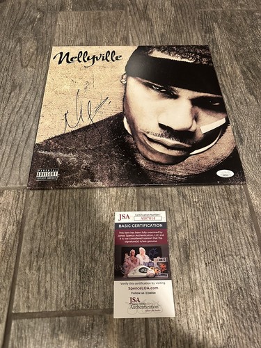 NELLY SIGNED NELLYVILLE VINYL RECORD AUTOGRAPHED JSA COA RAPPER CORNELL ...