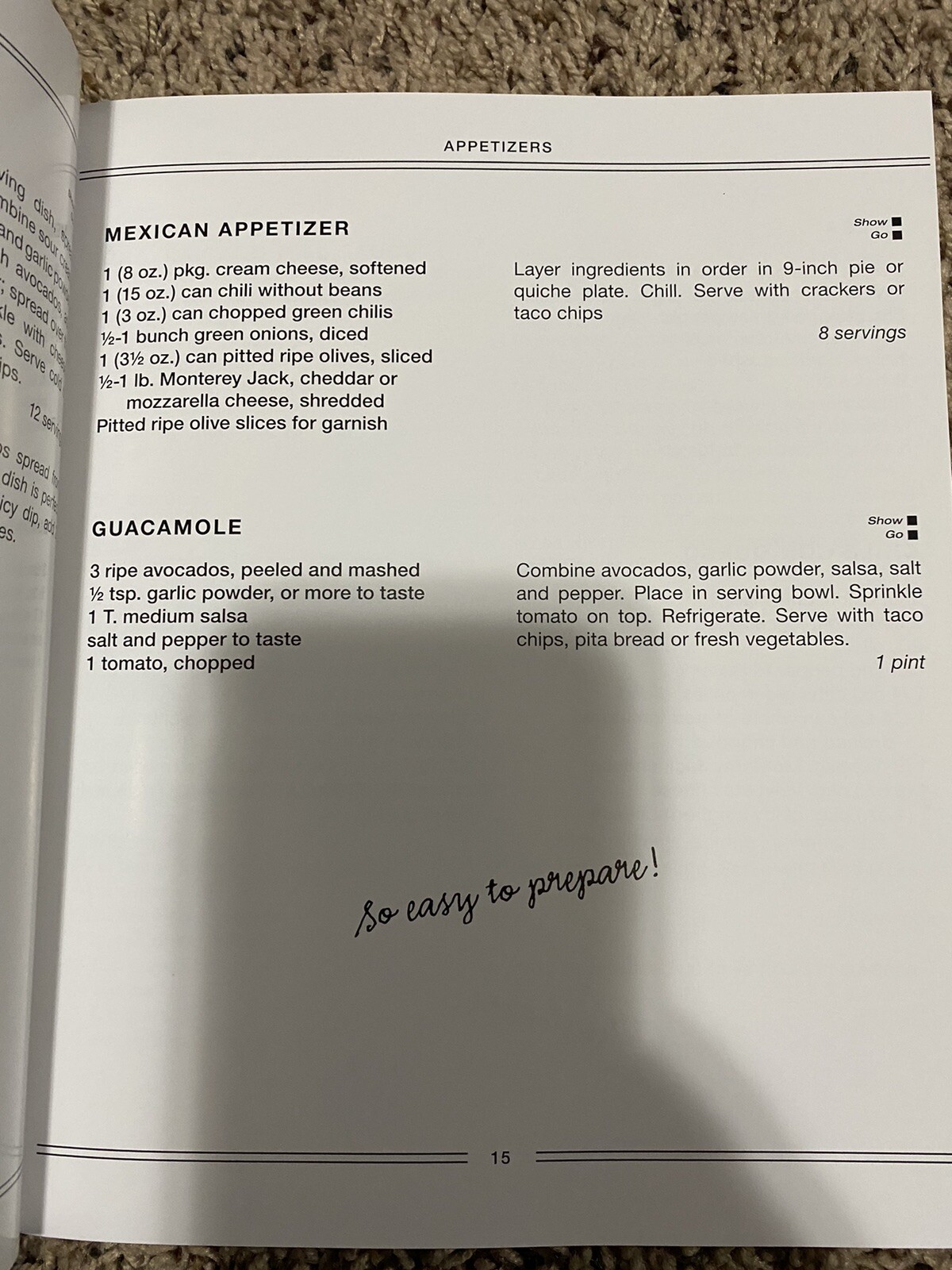 Vintage 2007 Food For Show Next Generation Cookbook Recipes Cook Book ...