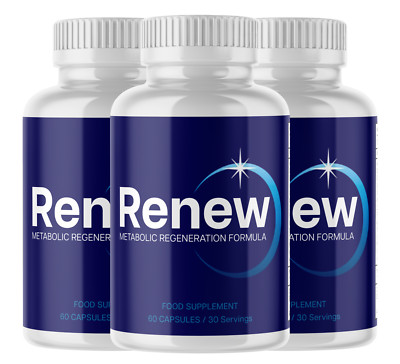 Renew- Metabolic Regeneration Formula - 3 Months supply - 180 Capsules ...
