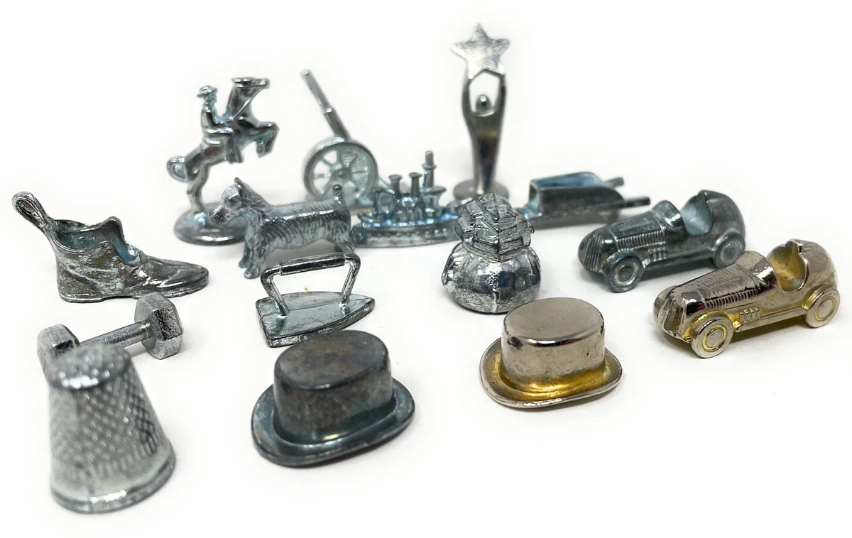 Original Monopoly Metal Tokens