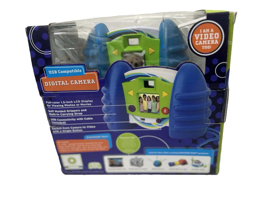 Discovery Kids Digital Camera/Video USB Compatible 120 Photos 3+ New ...