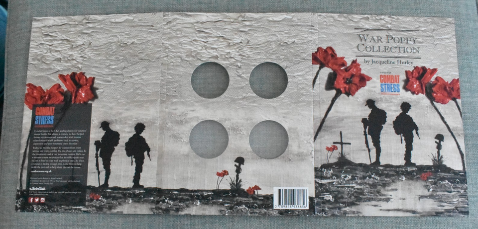 War Poppy Collection Case EMPTY by Jacqueline Hurley "Combat Stress ...