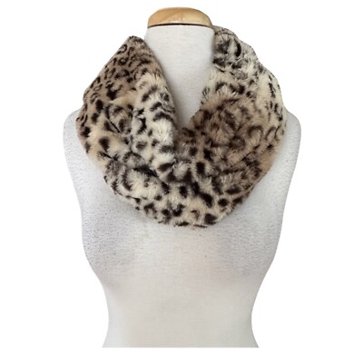 Leopard print cowl snood soft scarf | eBay