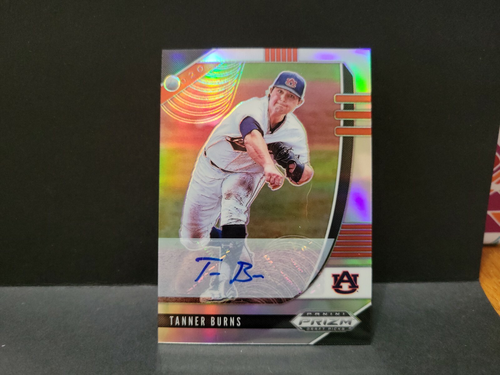 Tanner Burns 2020 Panini Prizm Draft Picks Silver Auto Autograph PDP36 ...