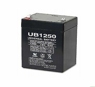 UPG UB1250 12V, 5Ah Sealed Lead Acid Rechargeable Battery (D5741) for ...