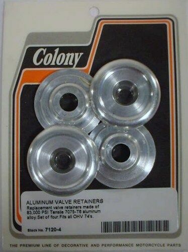ALUMINUM VALVE SPRING RETAINERS Knucklehead Panhead Shovelhead 1936-84 ...