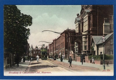 Broadway & Conservative Club Sheerness pc unused JWS 331 Ref V181 | eBay UK
