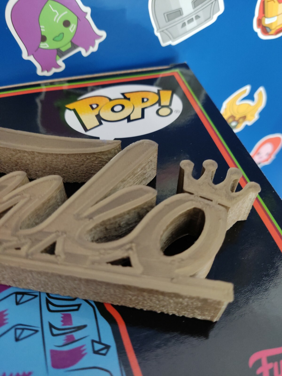 Logo Funko 3D Couleur Pas De Painting Or Dimensions L.17 CM X H.6,5 CM ...