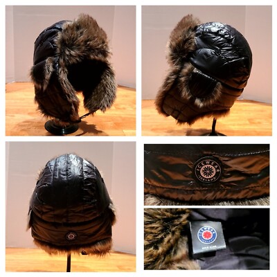 Icewear Iceland Quilted Aviator Winter Hat Faux Fur Cap Adult OSFM ...
