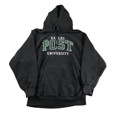 VTG Post University Eagles Hoodie Mens Large Black NCAA MV Sport Pro ...