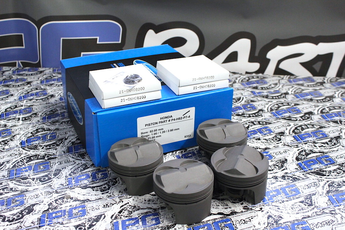 Supertech Pistons for 90-01 Acura Integra RS LS GS B18A B18B 82mm Bore ...