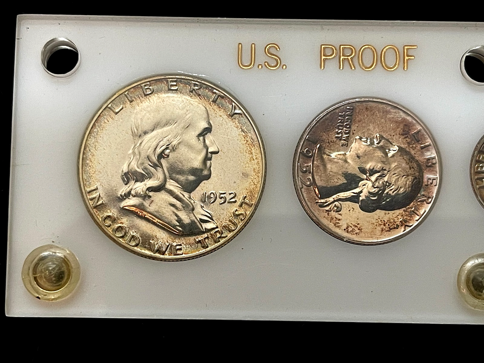 1952 US Mint Silver Original Proof Coin Set Capital Holder-CAMEO's | eBay