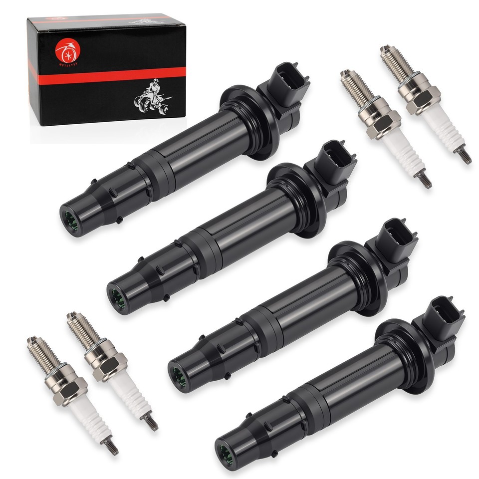 Ignition Coils Stick w/ Spark Plug For Yamaha YZF R6 2003-2005 YZF R6S ...
