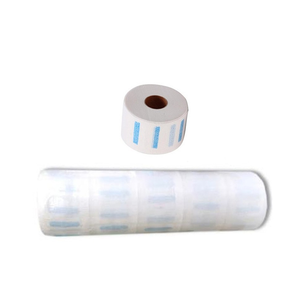 5 Rolls Disposable Neck Strip Neck Paper Hair Dye Protector for Barber ...