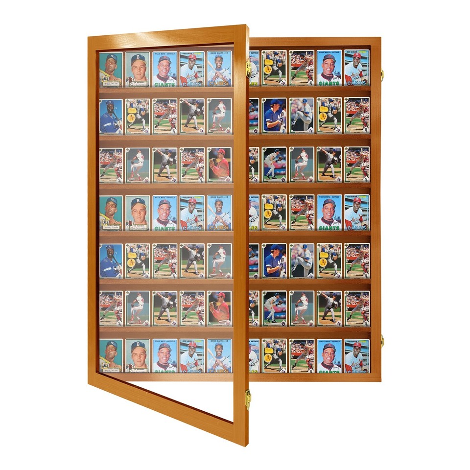 Baseball Card Display Case Sports Card Display Frame Lockable - 70 ...