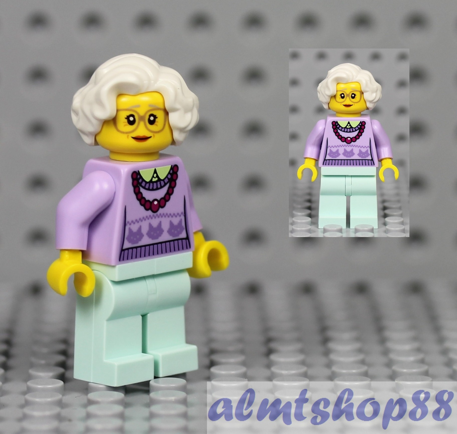 LEGO - Grandma & Grandpa Minifigure Combo - Family City Town Female ...